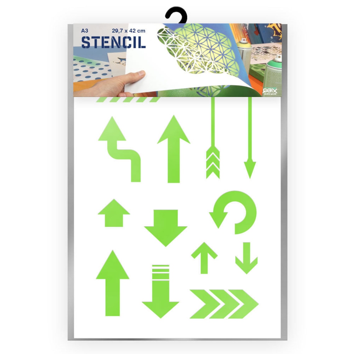 Arrow Stencil Arrows Stencil Direction Shape A3 | Etsy