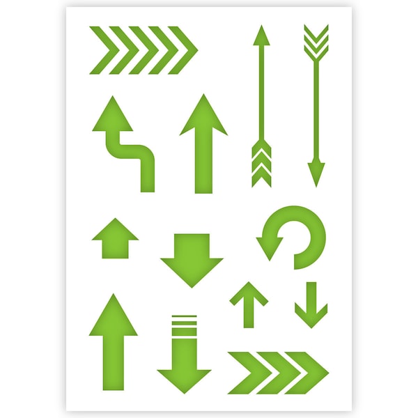 Arrow Stencil - Etsy