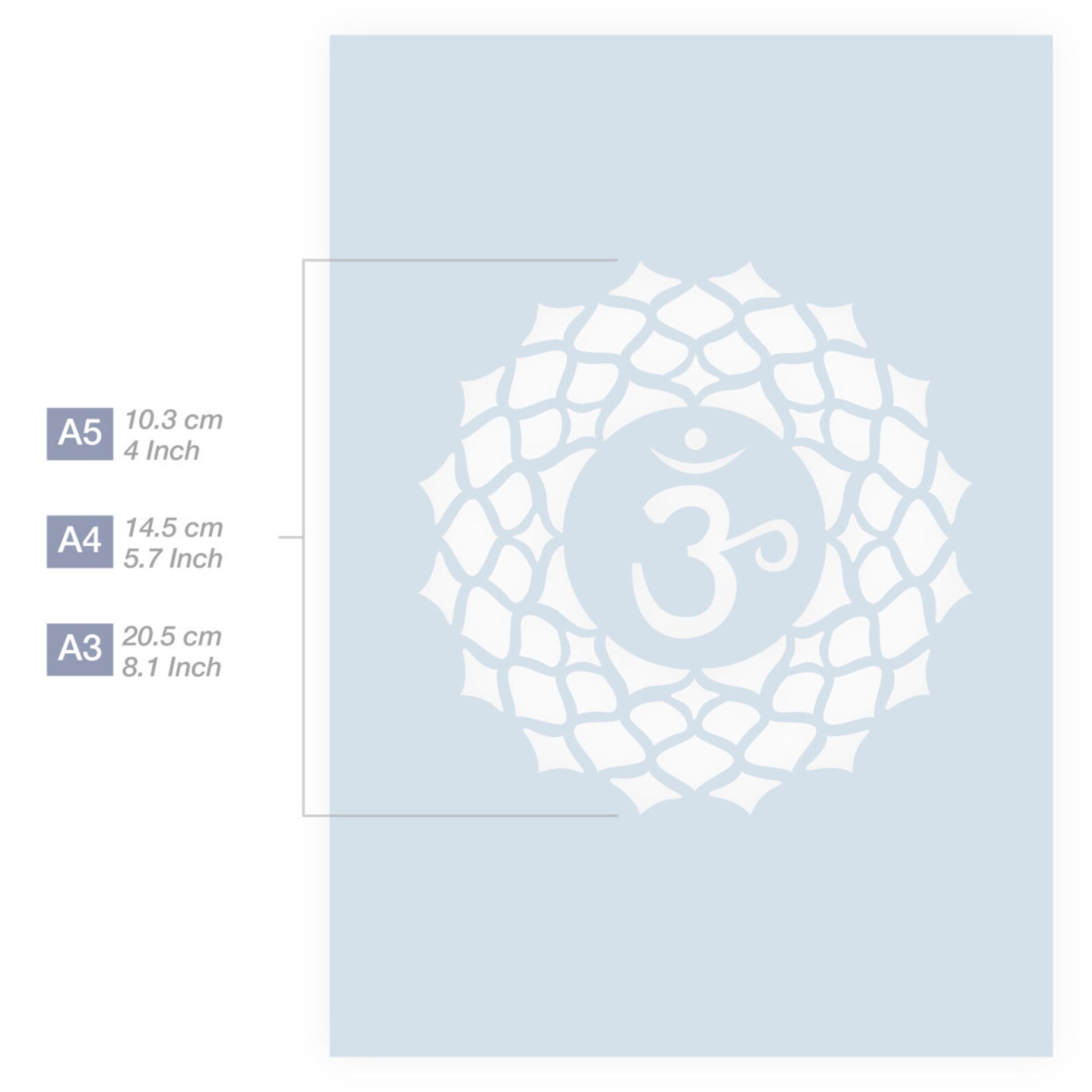 Chakra Stencil Chakras Stencil Yoga Meditation Stencil - Etsy