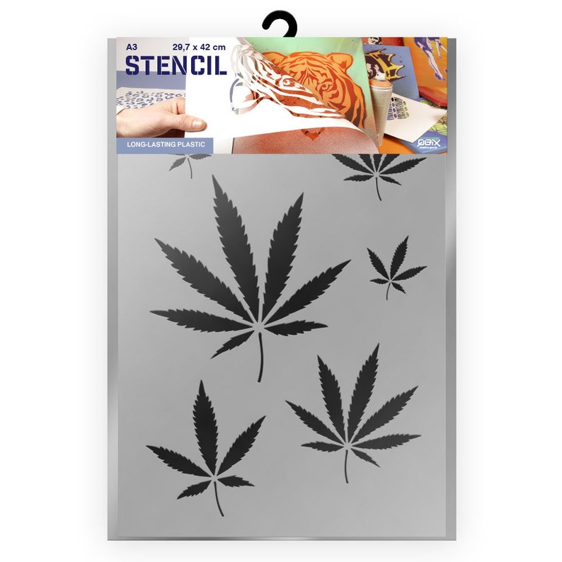Cannabis Stencil Weed Stencil Hemp Stencil A3 size | Etsy
