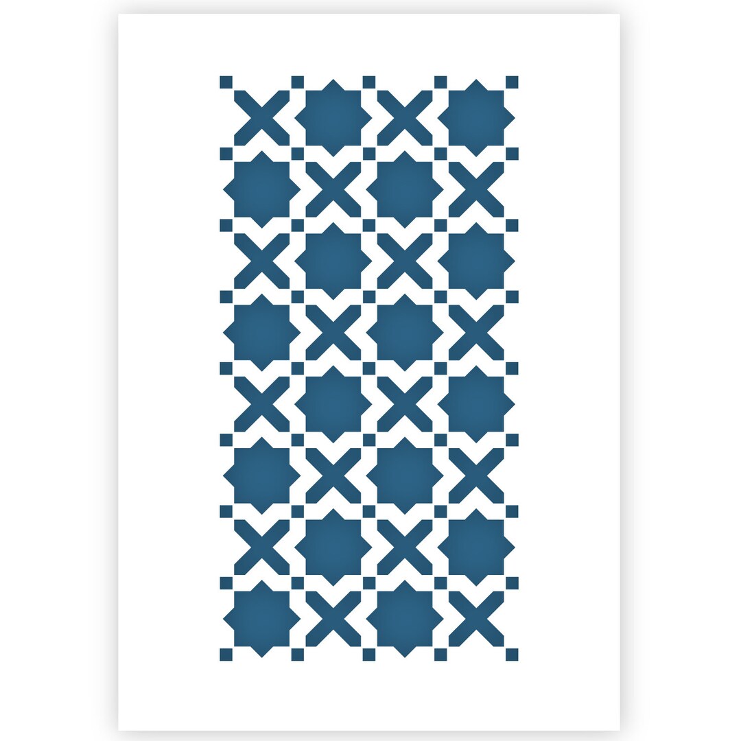 Tile Stencil - Tile Pattern Template - A3 Size - Reusable, Kids ...