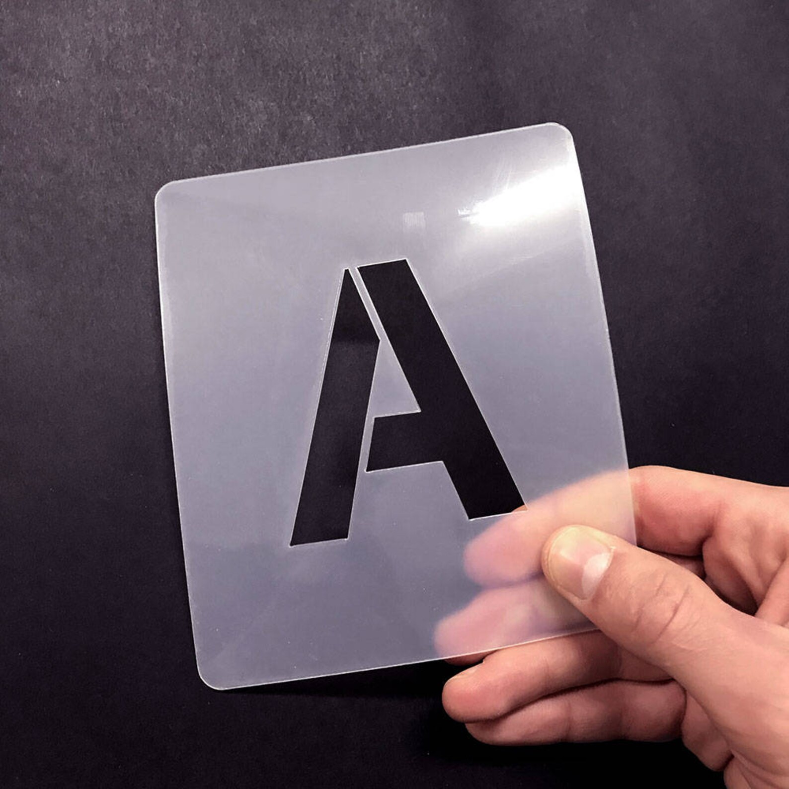 Letter Stencil Set Alphabet Stencil Uppercase Stencil Font - Etsy