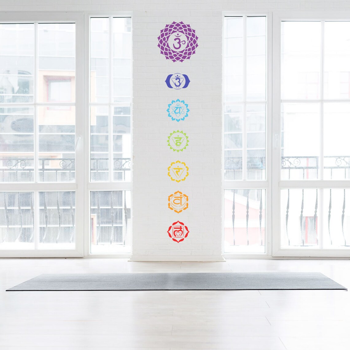 Chakra Stencil Chakras Stencil Yoga Meditation Stencil | Etsy