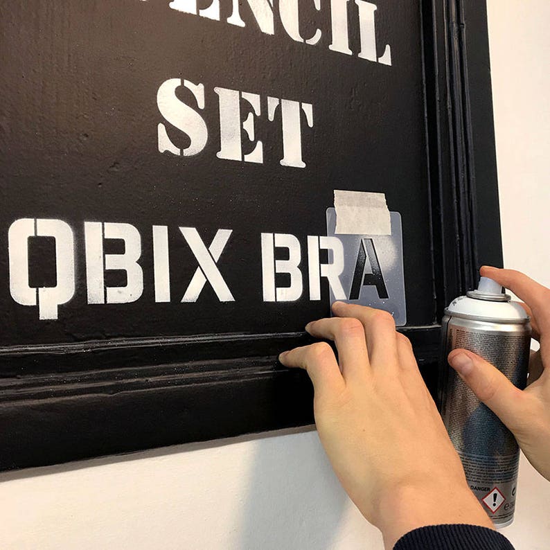 Numbers Stencil Set Symbols Stencil Set Stencil Font - Etsy