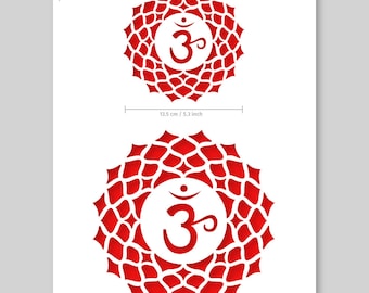Chakra stencil | Etsy