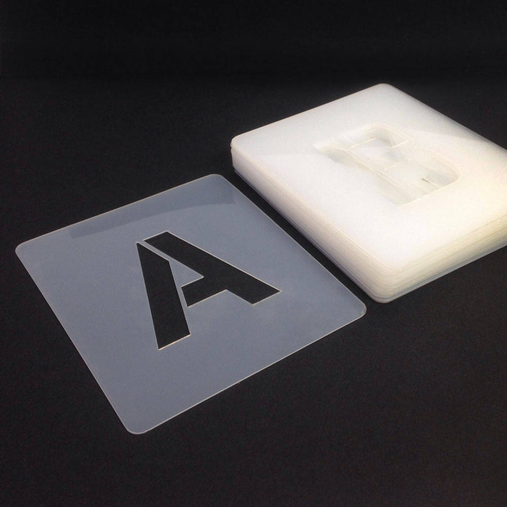 Letter Stencil Set Alphabet Stencil Uppercase Stencil Font - Etsy