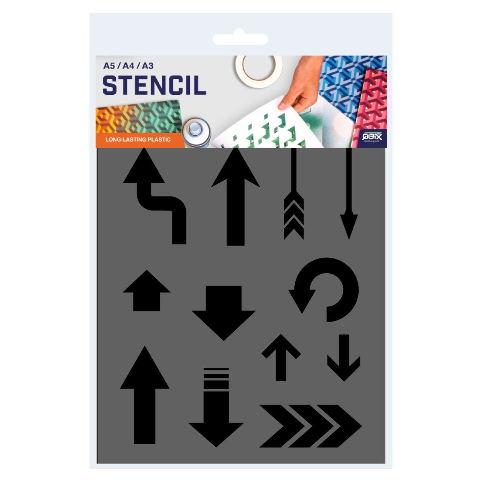 Arrow Stencil Arrows Template A5 / A4 Reusable kids | Etsy