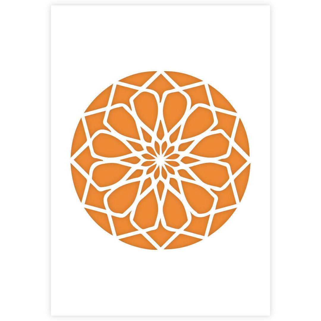 Mandala Stencil A5 Mandala Stencil for Furniture, Walls, Floors ...