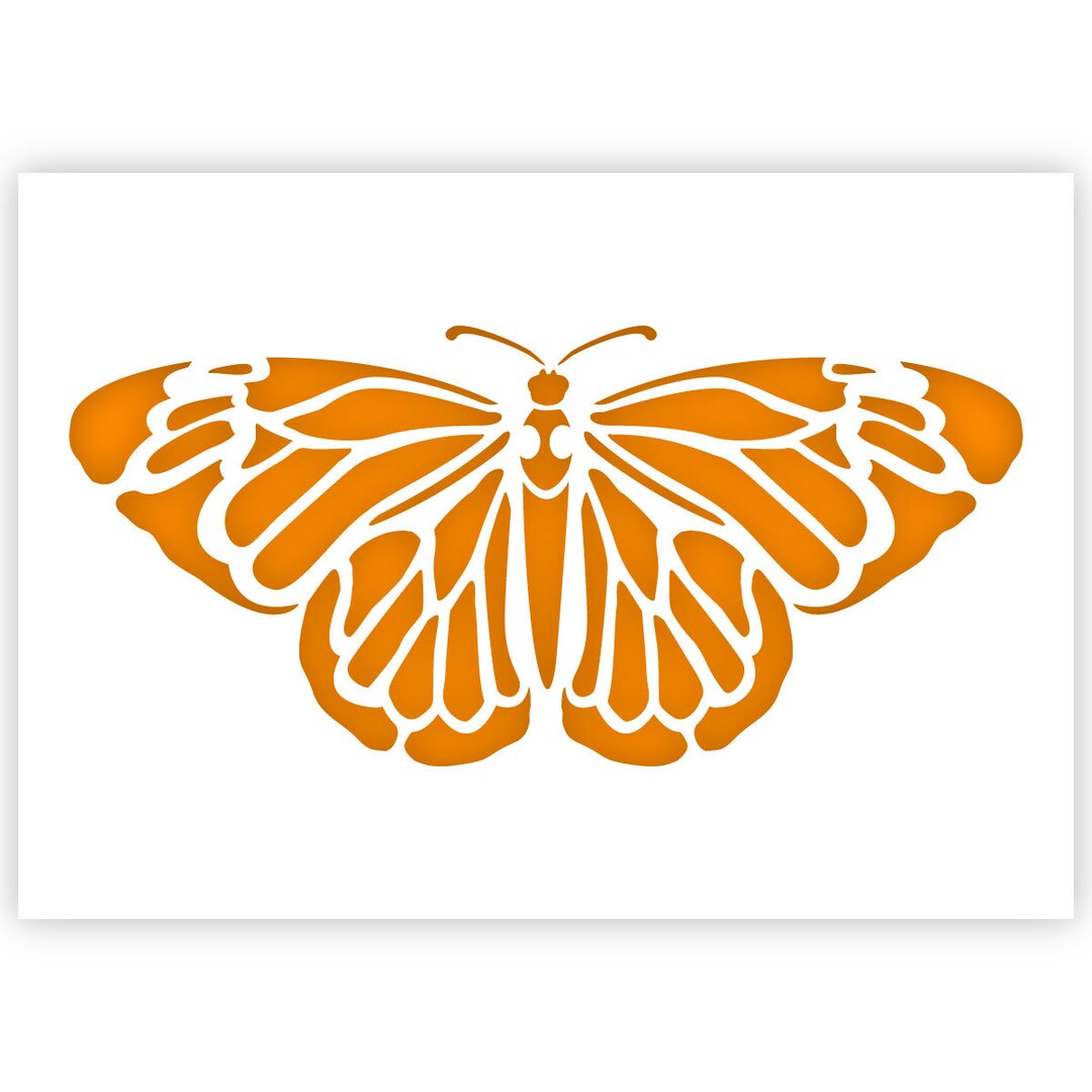 Butterfly Stencil - A5/A4 Size - Reusable, Kids Friendly for Painting ...