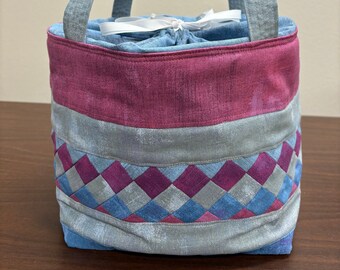 PDF Quilted Lunch Bag Tote Pattern - Etsy
