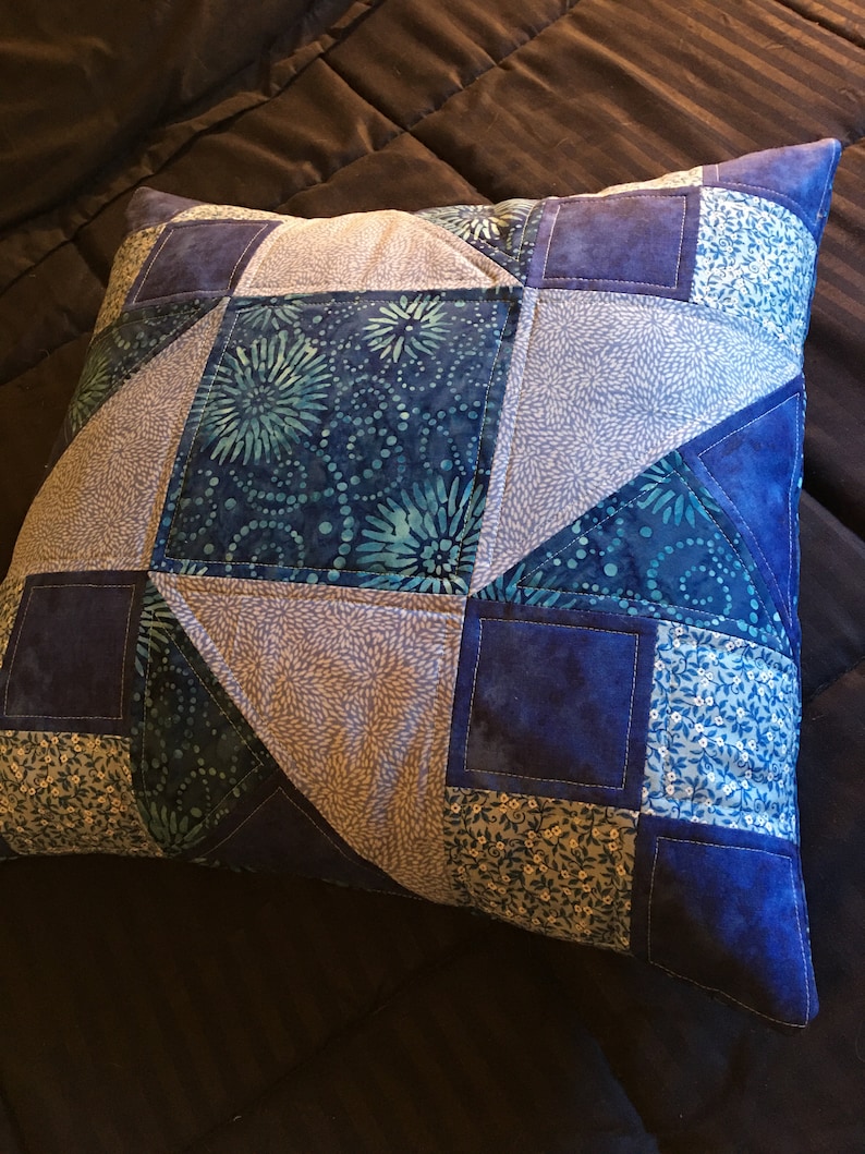 Quilted Throw Pillow Pattern PDF | Etsy