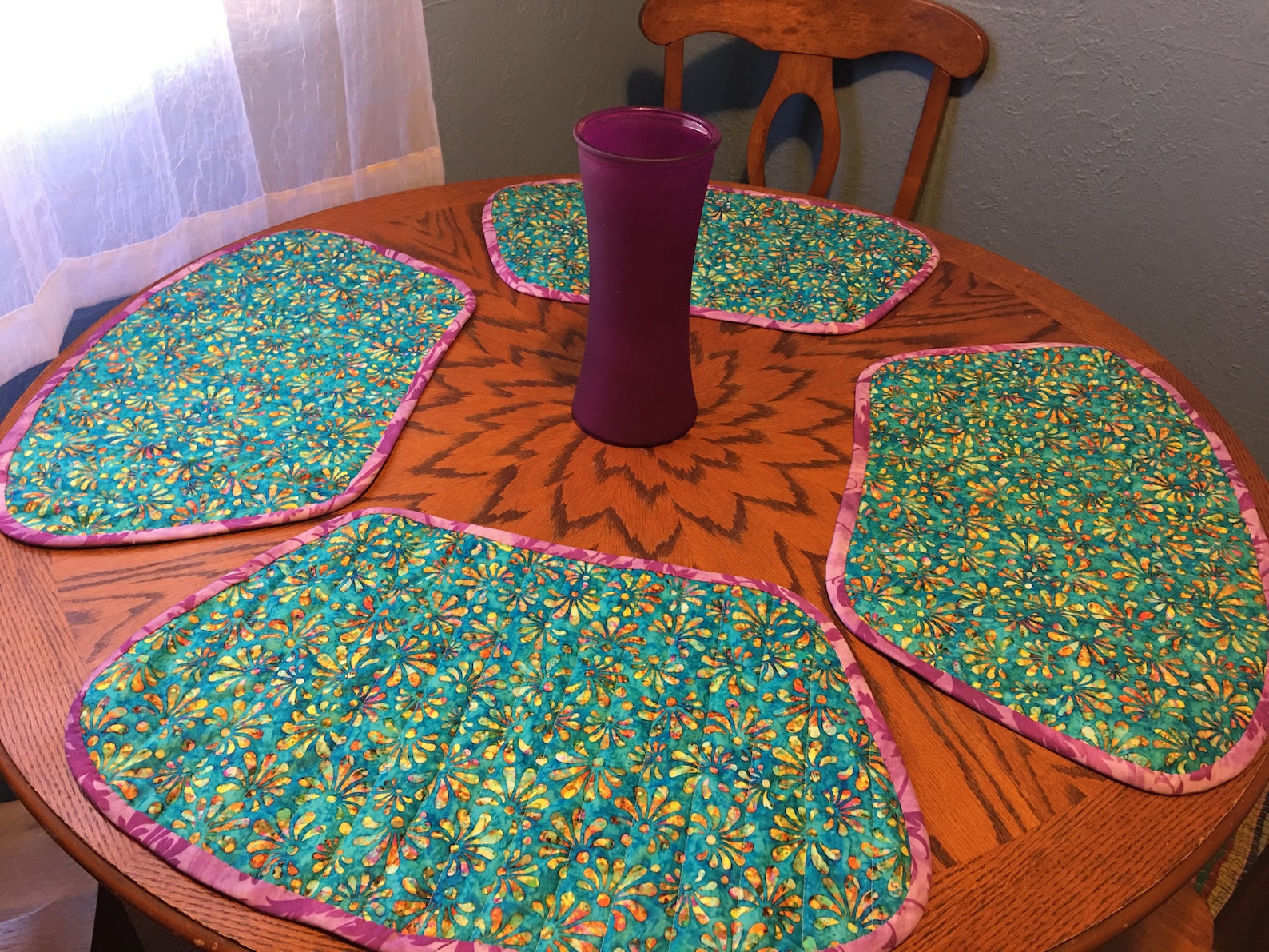 Place Mats for Round Table Pattern PDF - Etsy