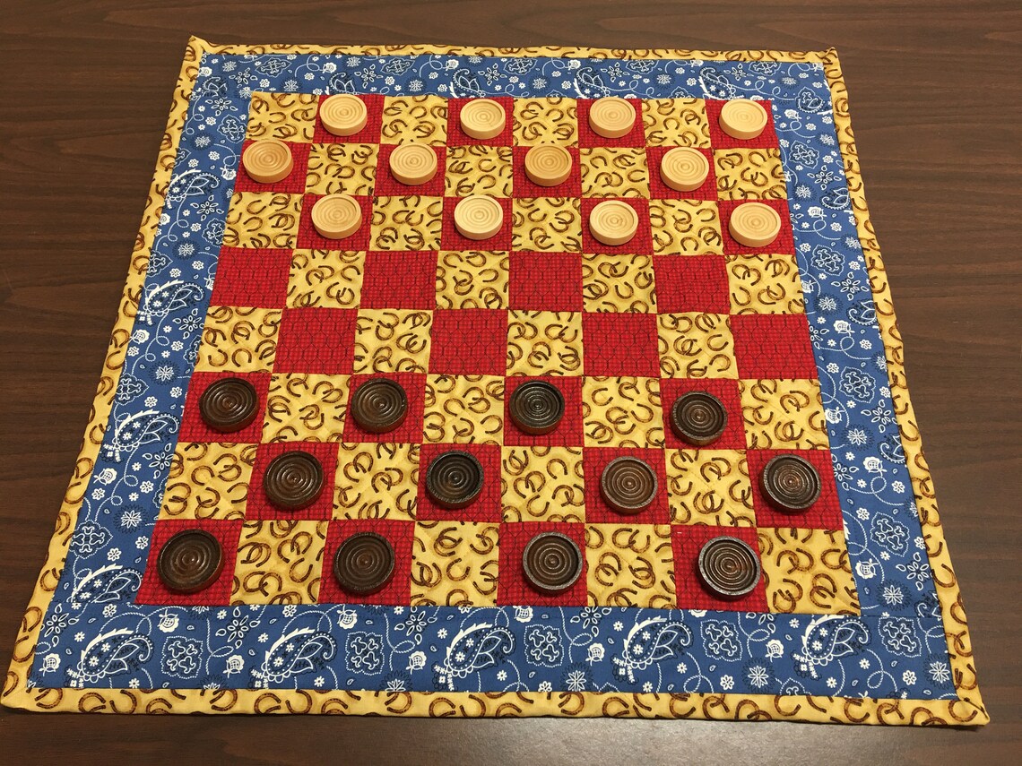 Quilted Checkerboard Pattern PDF | Etsy