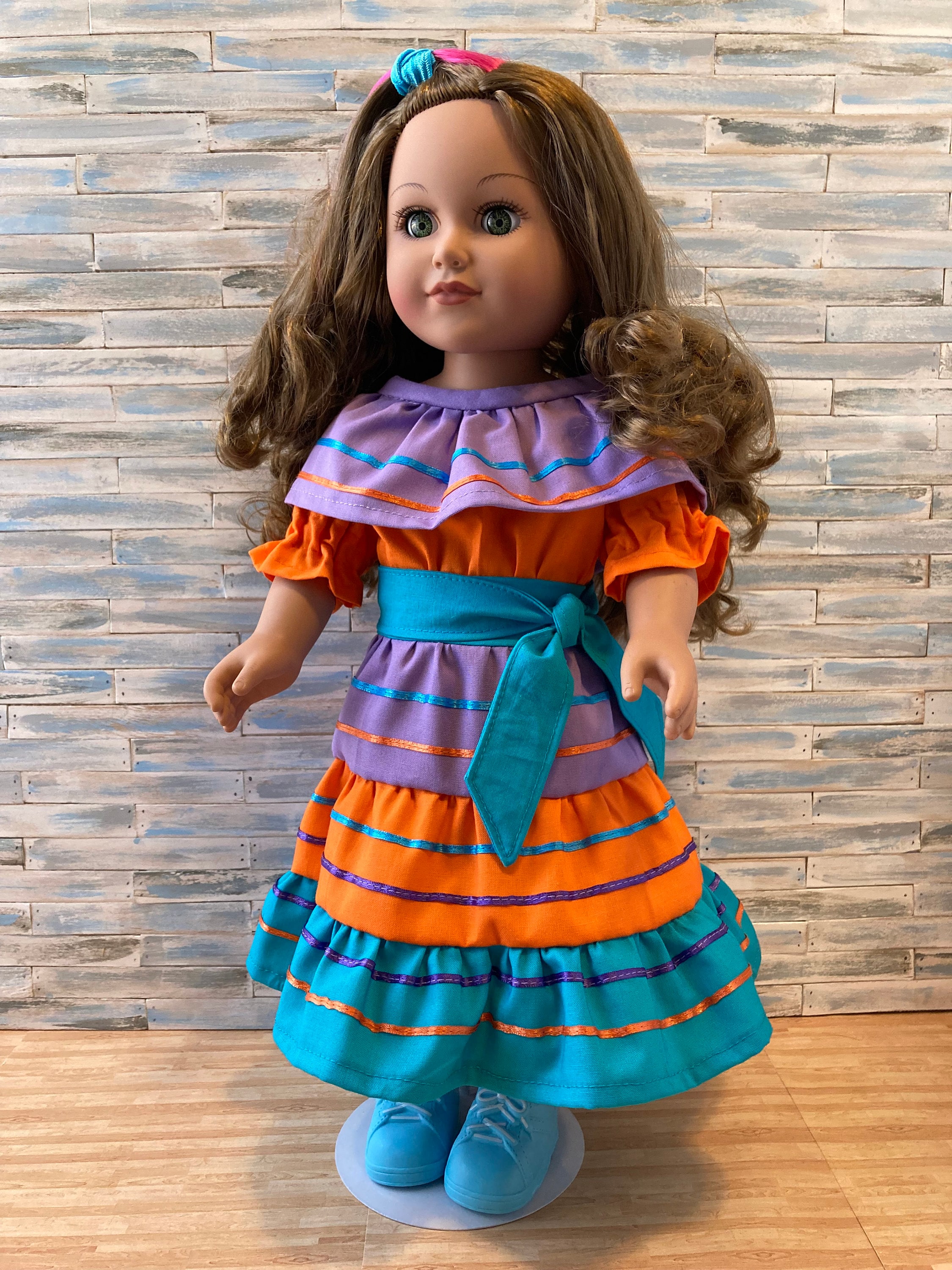 18" Doll Fiesta Dress - Pattern PDF - Etsy