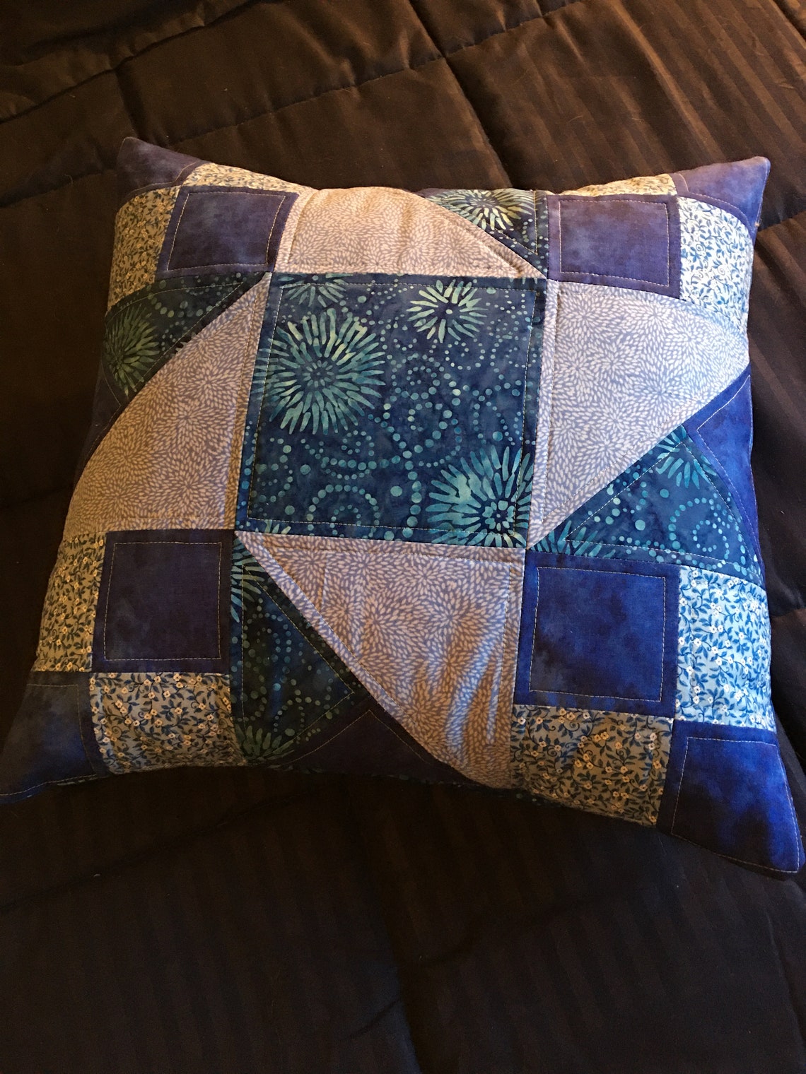 Quilted Throw Pillow Pattern PDF | Etsy