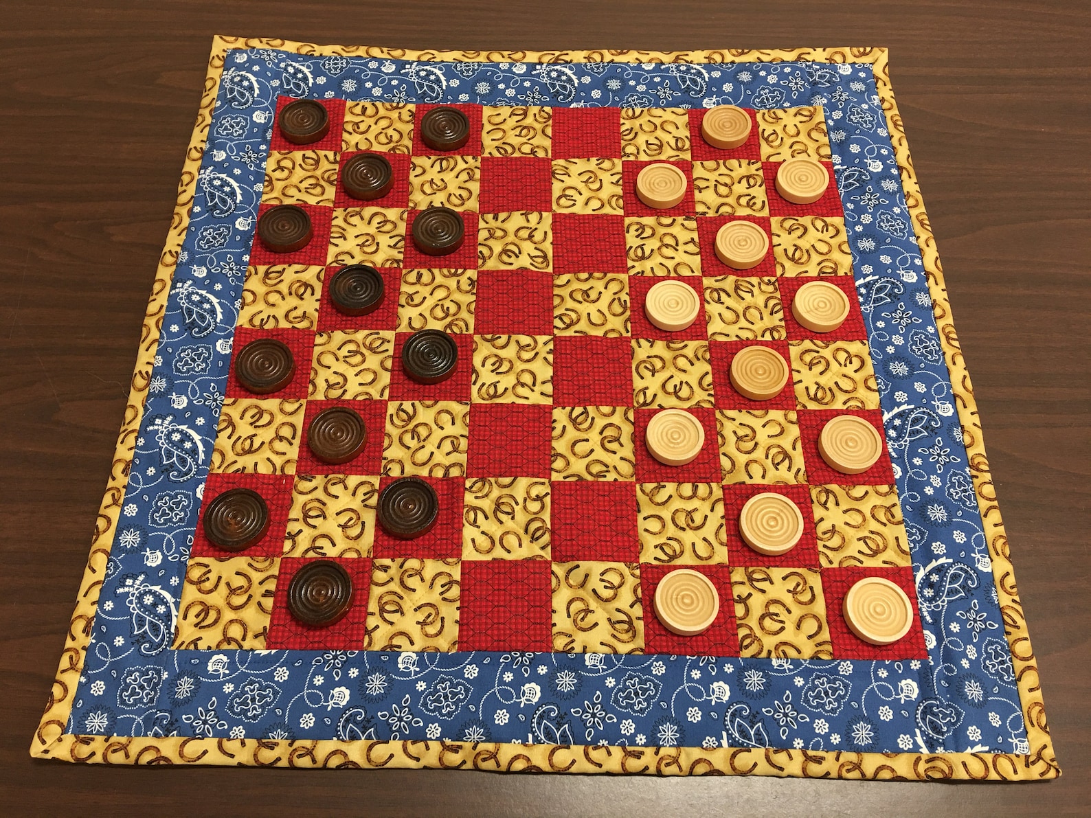 Quilted Checkerboard Pattern PDF - Etsy