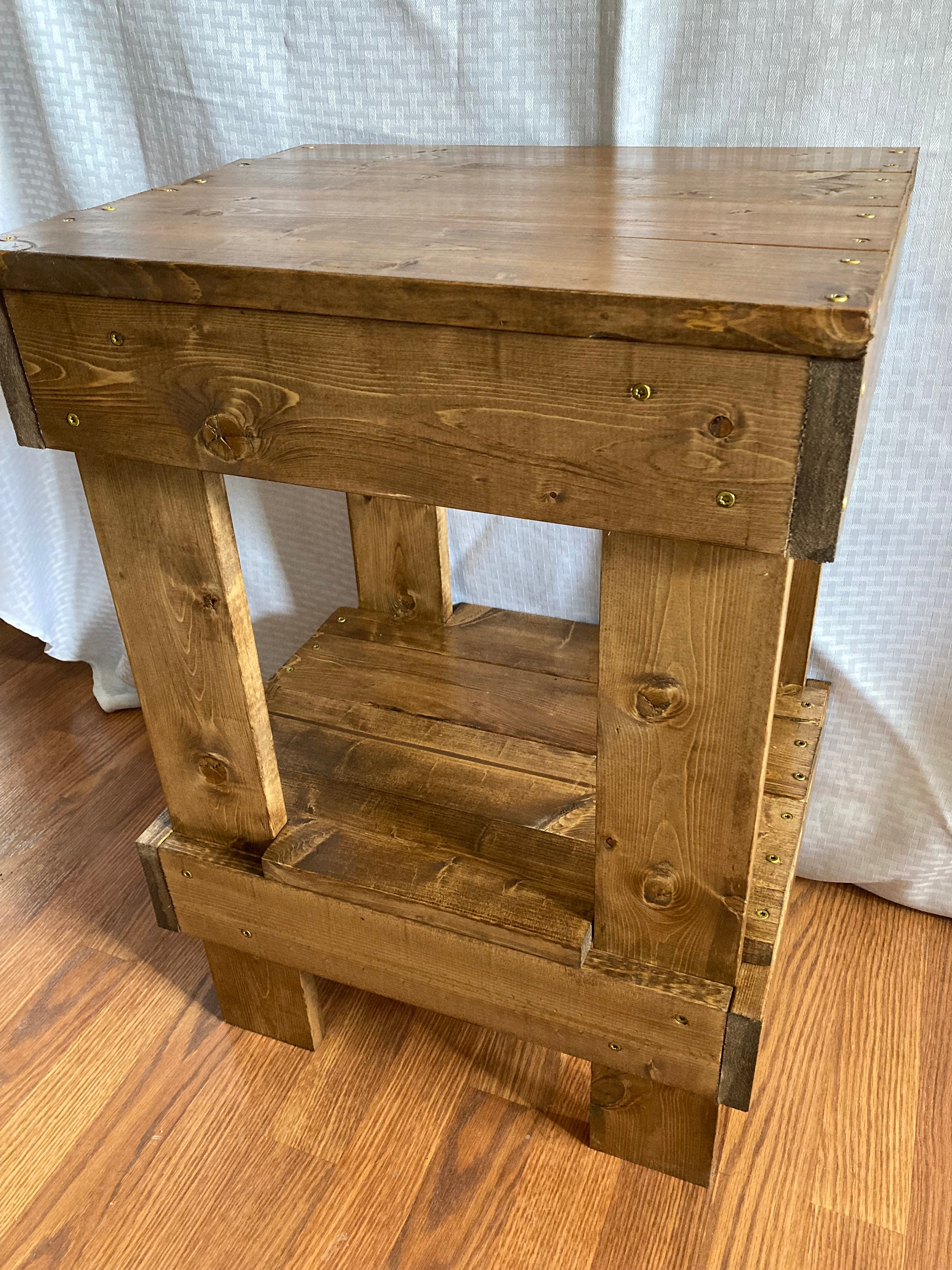 Rustic Wood Table Project - PDF - Etsy