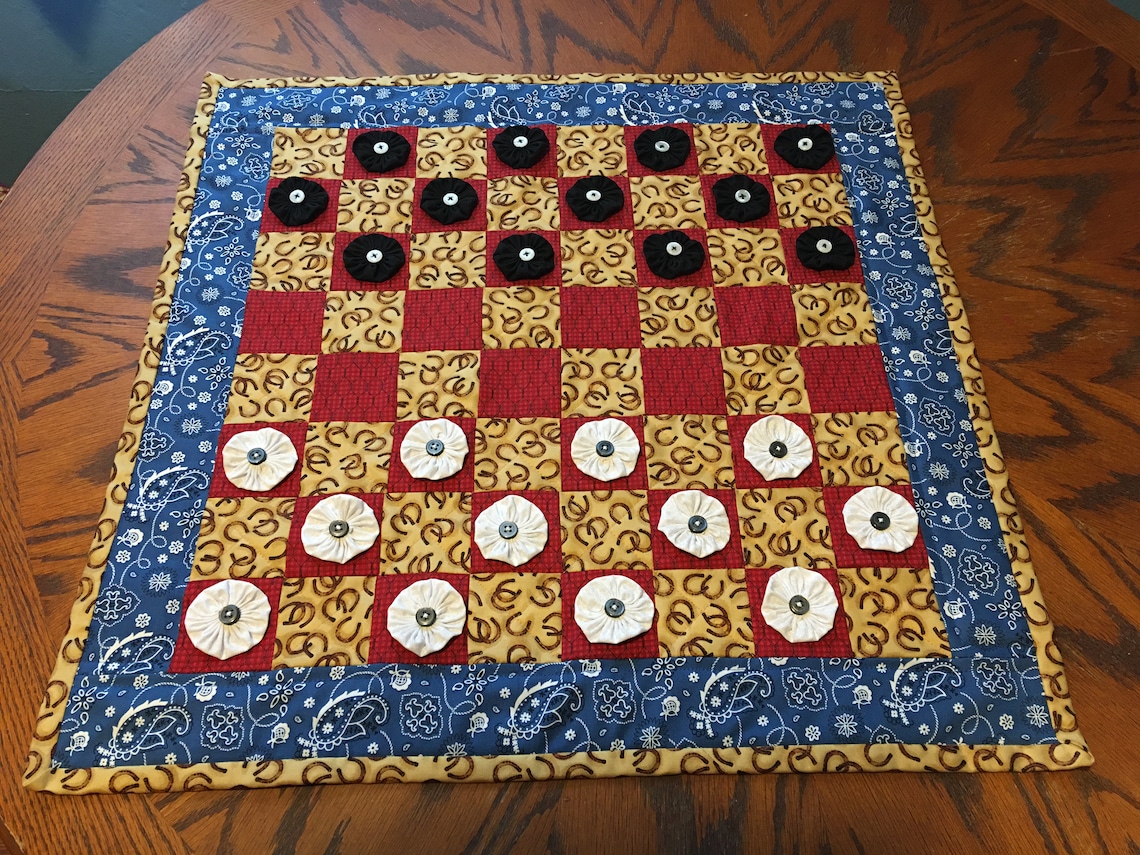 Quilted Checkerboard Pattern PDF | Etsy