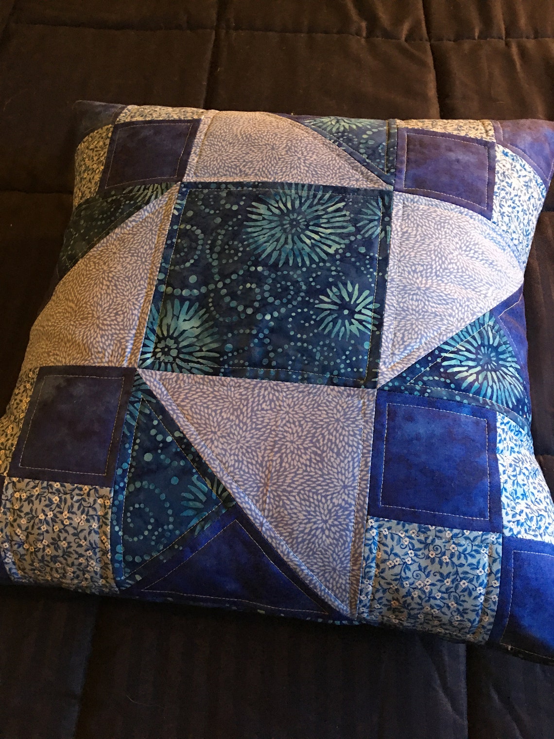 Quilted Throw Pillow Pattern PDF | Etsy