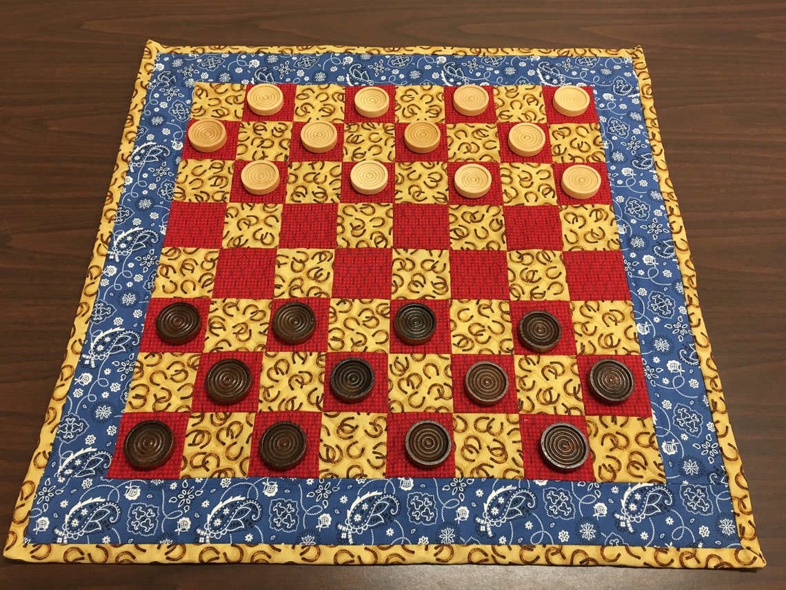 Quilted Checkerboard Pattern PDF | Etsy