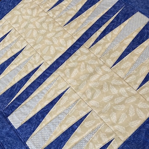 Quilted Backgammon Board Pattern - PDF - Etsy
