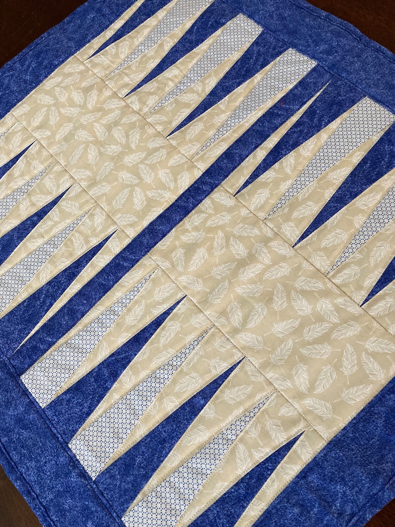 Quilted Backgammon Board Pattern - PDF - Etsy