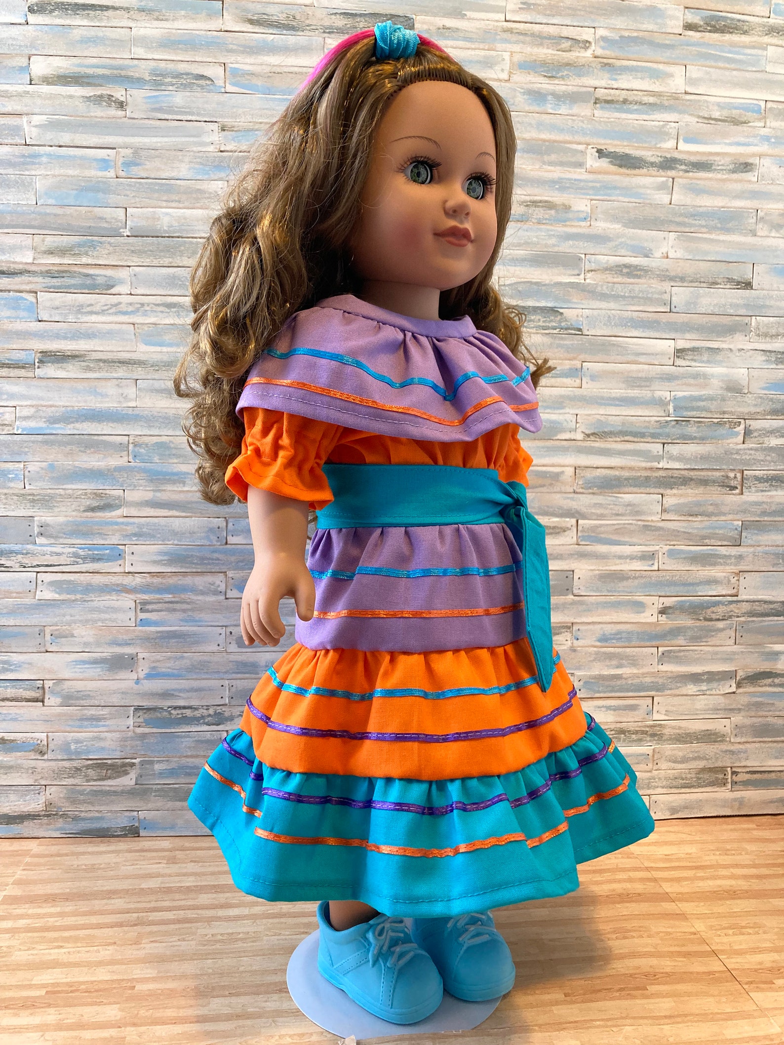 18" Doll Fiesta Dress - Pattern PDF - Etsy