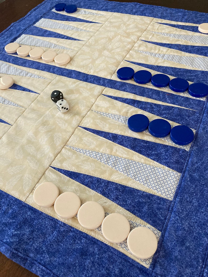 Quilted Backgammon Board Pattern - PDF - Etsy