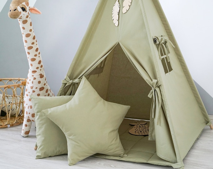 Teepee Tent for Kids, Kids Teepee, Teepee Tent, Play Tent, Tent for ...