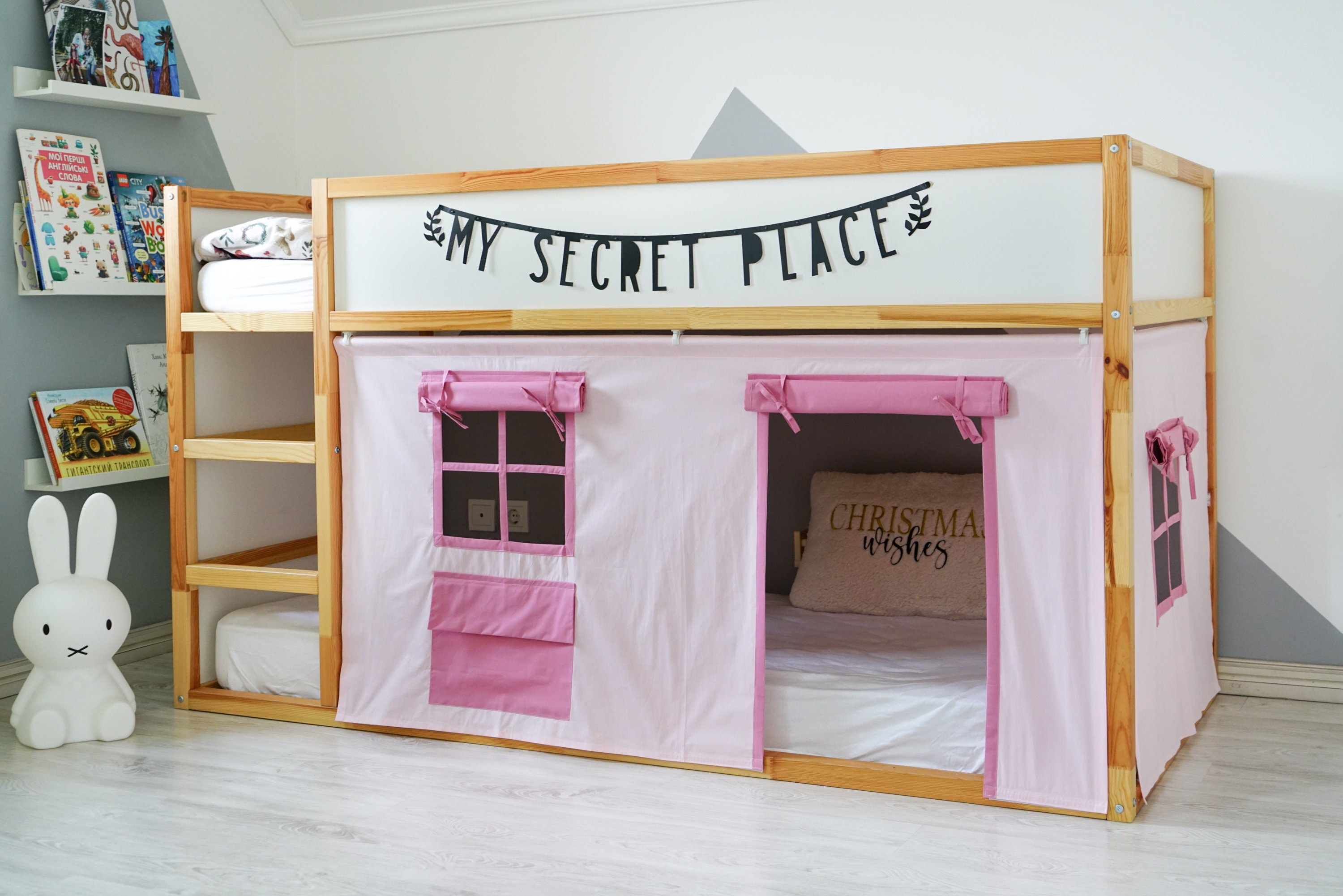 Ikea pink bed tent store