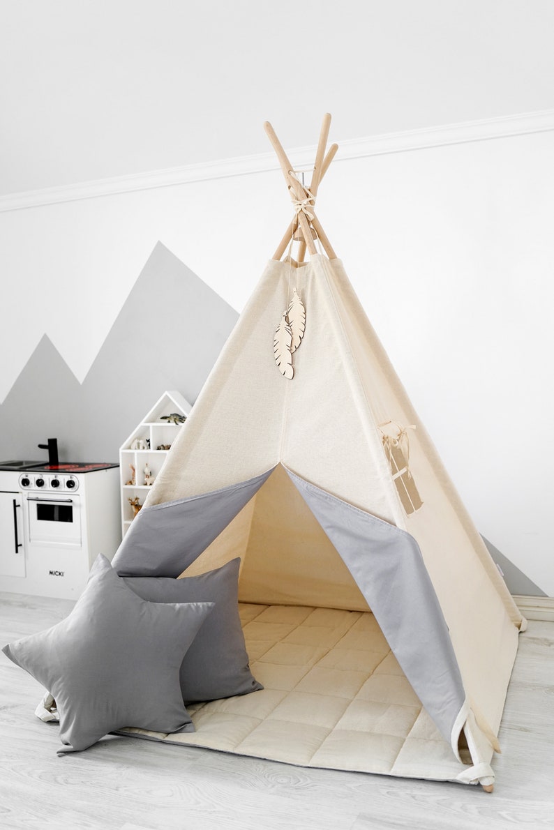 Teepee Tent for Kids Teepee Kids Teepee Teepee Tent Play - Etsy
