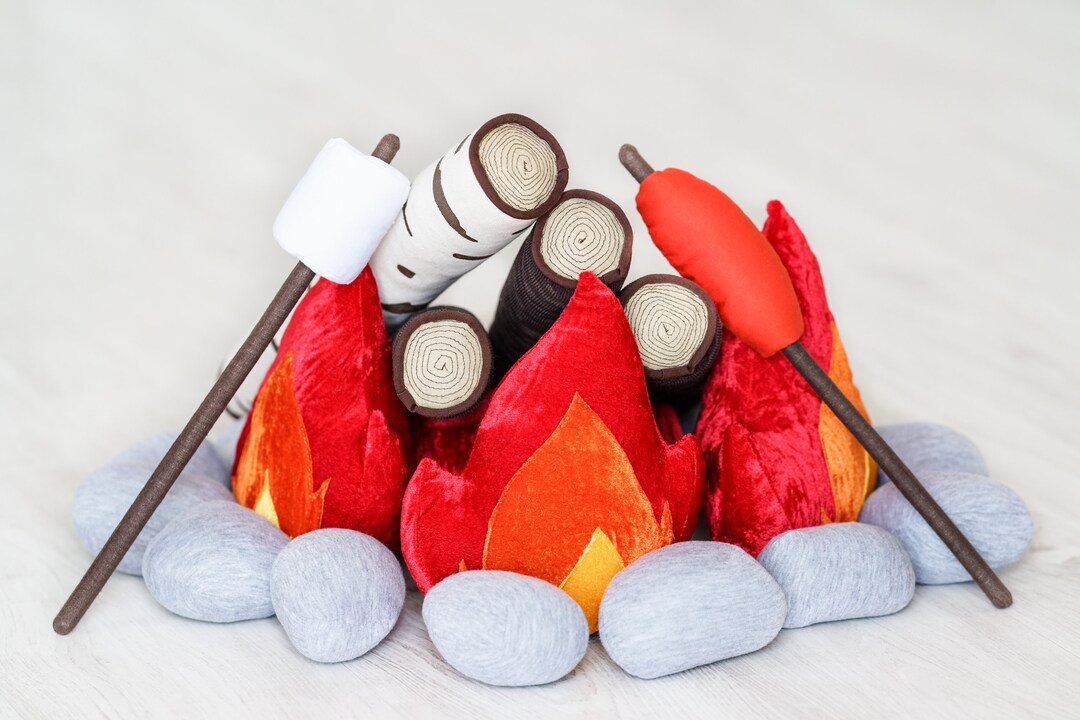 Personalized Campfire Set Kids Campfire Pretend Campfire - Etsy