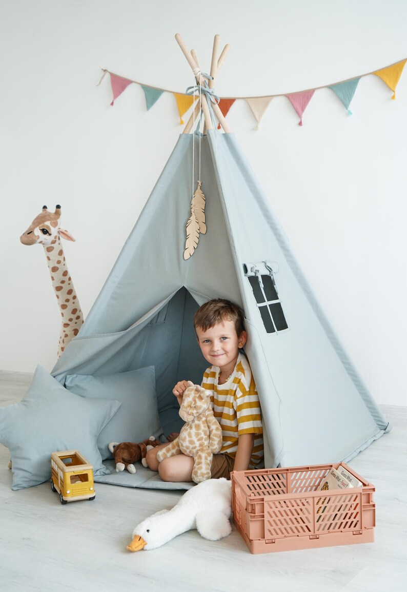 Teepee Tent for Kids, Teepee, Kids Teepee, Teepee Tent, Play Tent, Tee ...