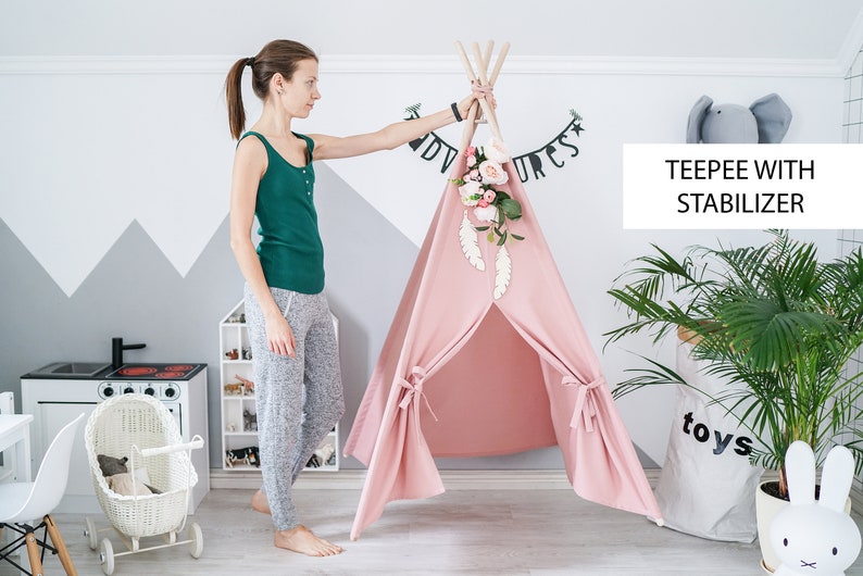 Tipi Stabilizer Kit Teepee Poles Fixator Teepee Tent - Etsy