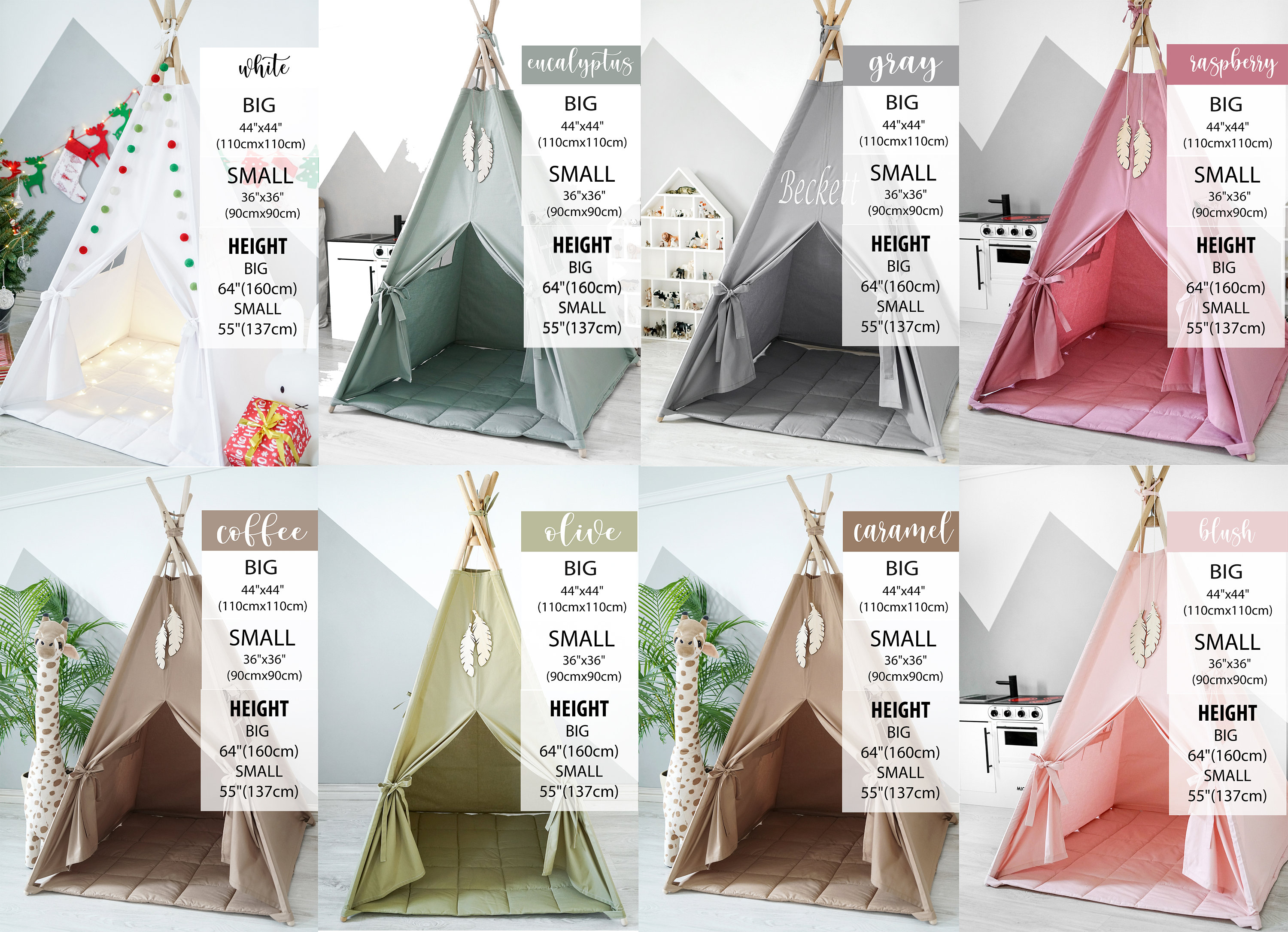 Small Teepee Tent for Kids Kids Teepee Teepee Teepee Tent - Etsy
