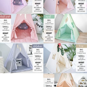 Small Teepee Tent for Kids, Kids Teepee, Teepee, Teepee Tent - Etsy