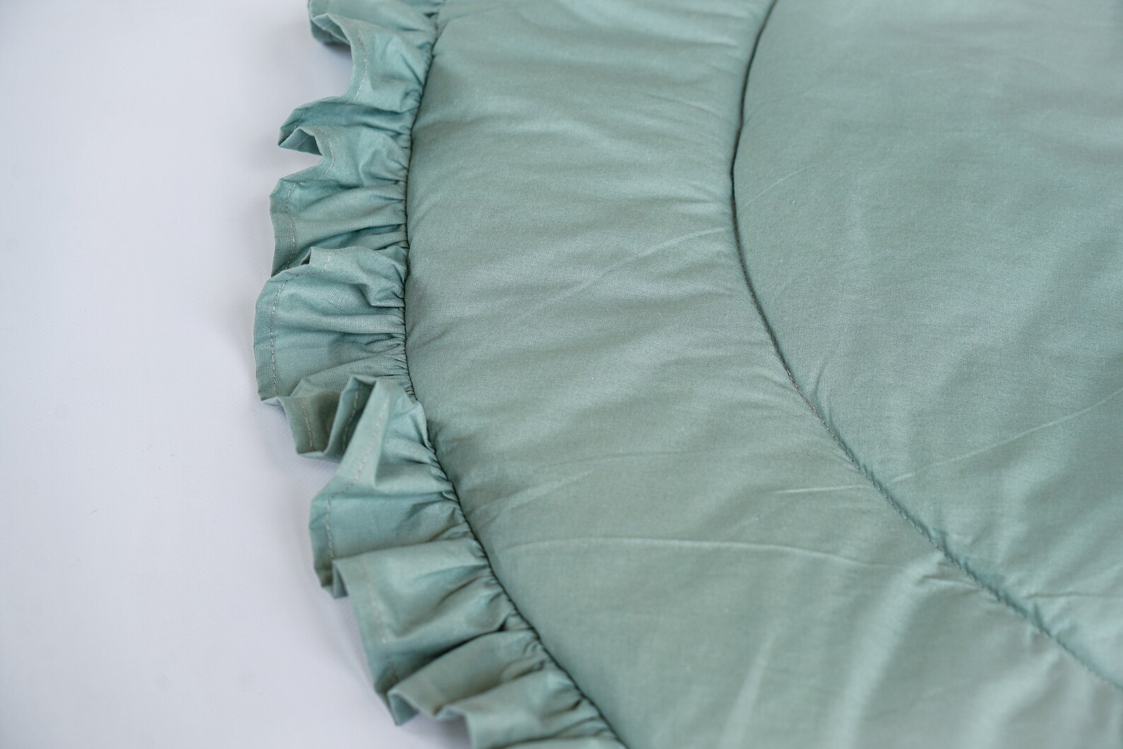 Baby Play Mat Round Nursery Rug Ruffled Baby Activity Mat | Etsy