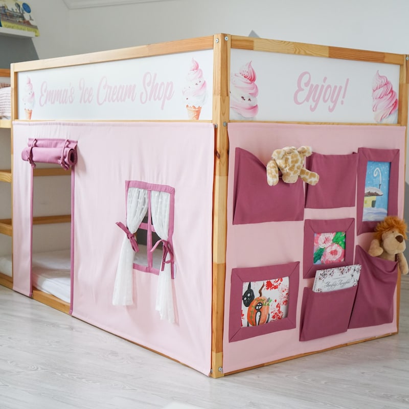 Bunk Bed Curtain for Girls - Etsy Canada