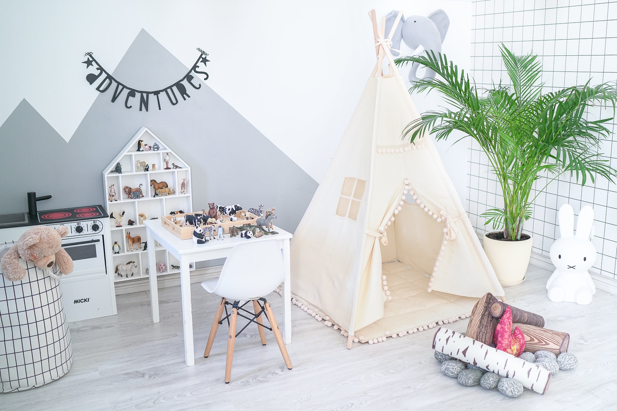 Teepee Tent for Kids Teepee Kids Teepee Teepee Tent Play | Etsy