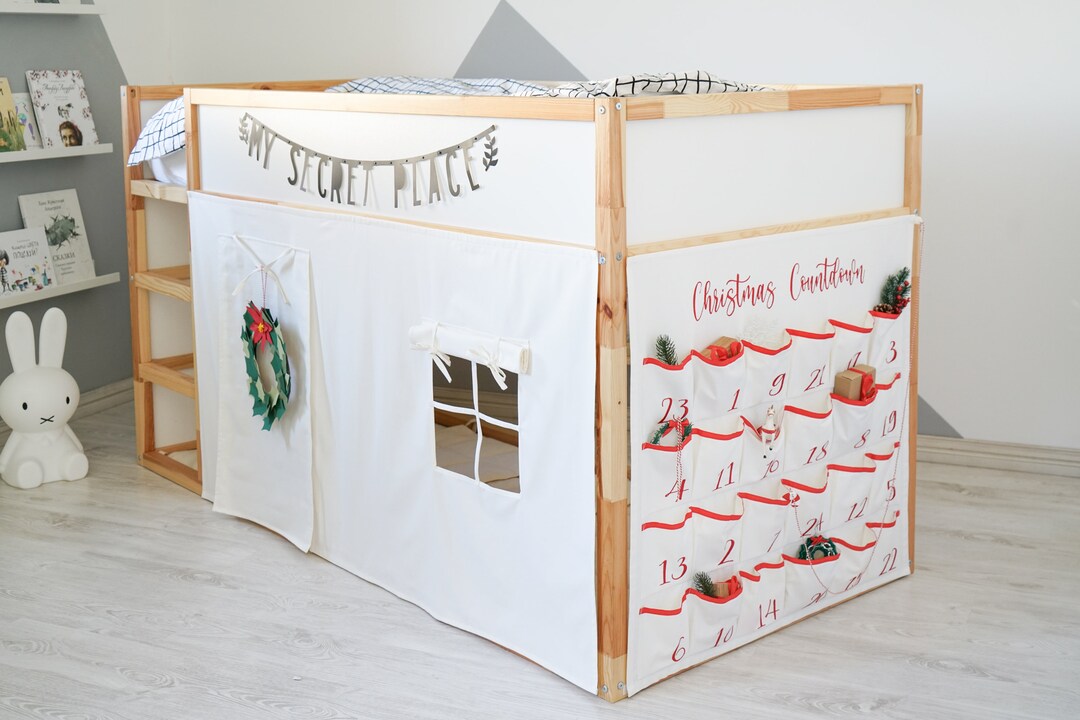 Advent Calendar for Kids, Canopy Bed House, Personalized Kids Advent ...
