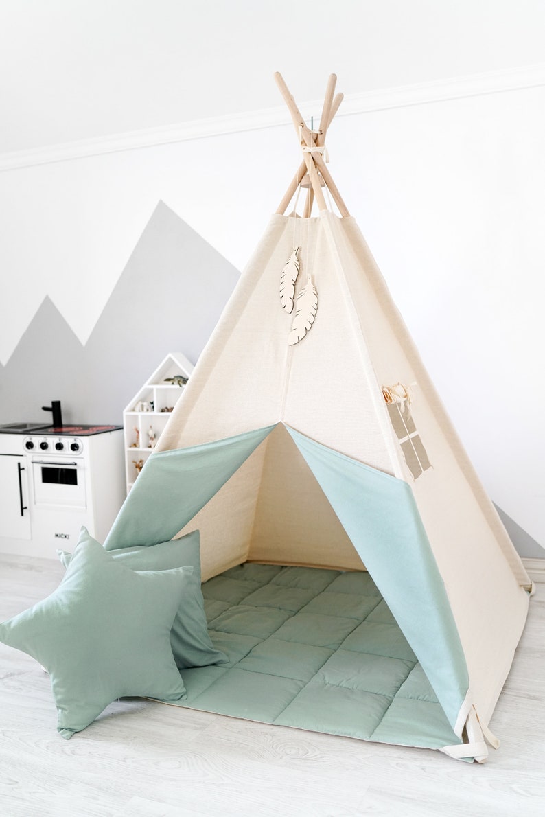 Teepee Tent for Kids Teepee Kids Teepee Teepee Tent Play - Etsy