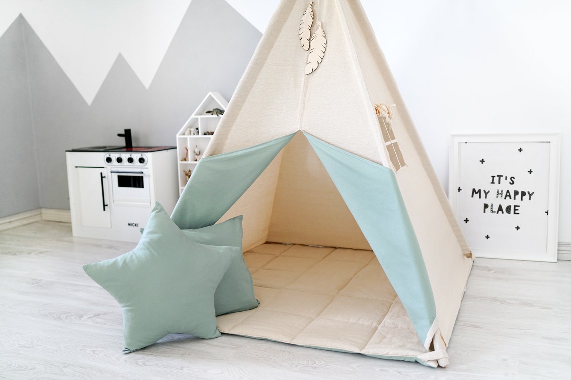 Teepee Tent for Kids Teepee Kids Teepee Teepee Tent Play - Etsy