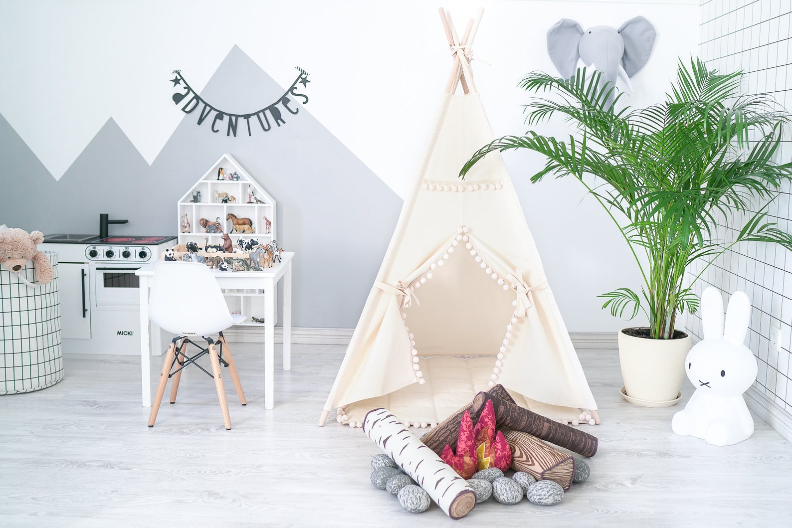 Teepee Tent for Kids Teepee Kids Teepee Teepee Tent Play | Etsy