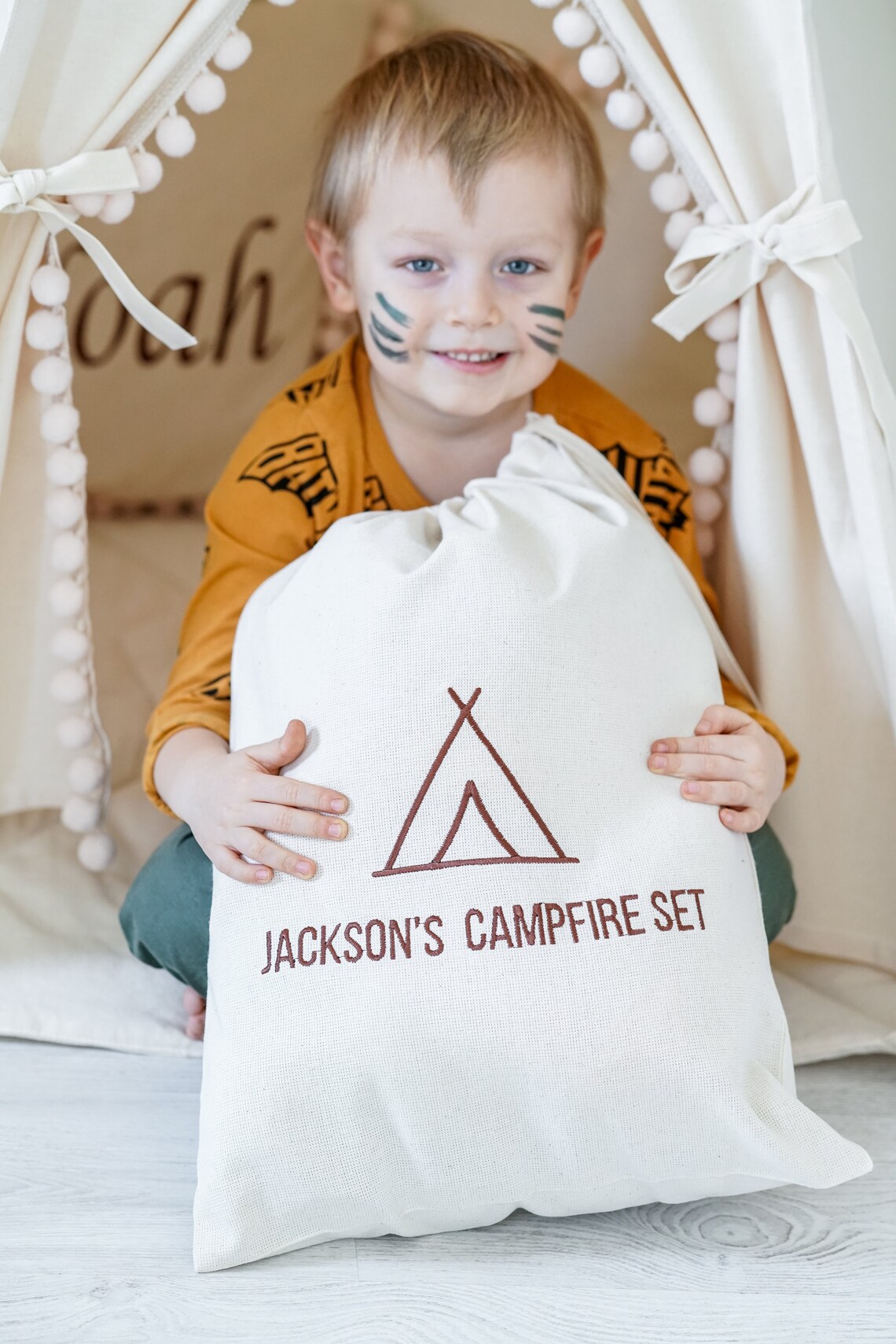 Personalized Campfire Set Kids Campfire Pretend Campfire | Etsy