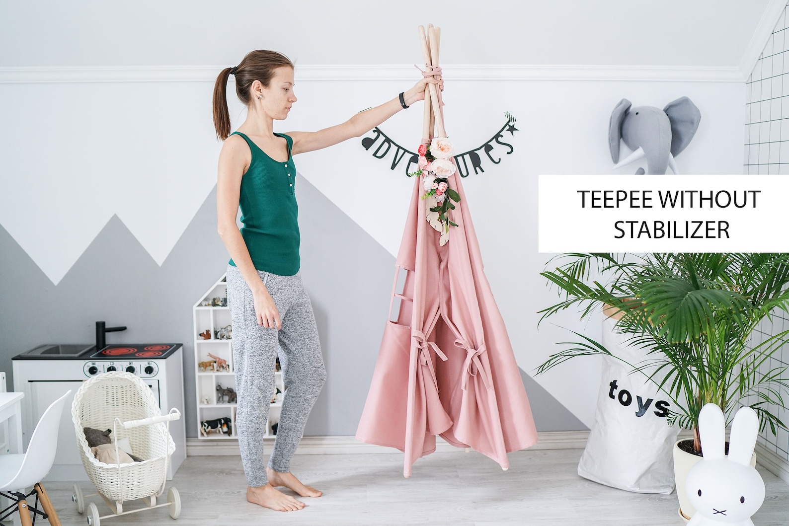 Tipi Stabilizer Kit Teepee Poles Fixator Teepee Tent - Etsy