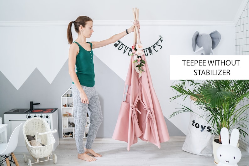 Tipi Stabilizer Kit Teepee Poles Fixator Teepee Tent - Etsy