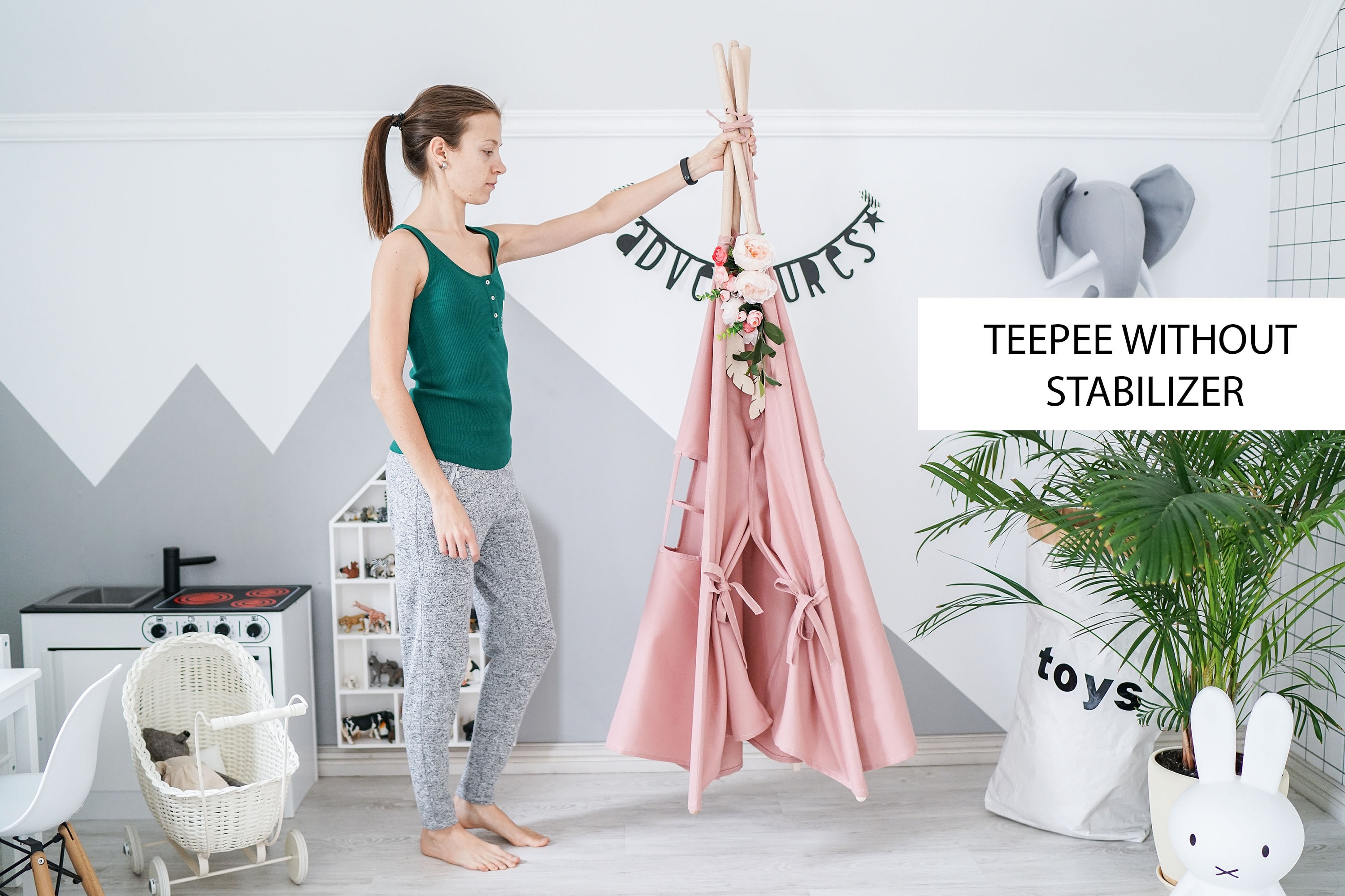 Tipi Stabilizer Kit Teepee Poles Fixator Teepee Tent - Etsy UK