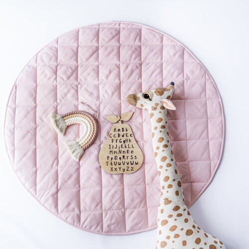 Baby Play Mat Round Nursery Rug Ruffled Baby Activity Mat - Etsy