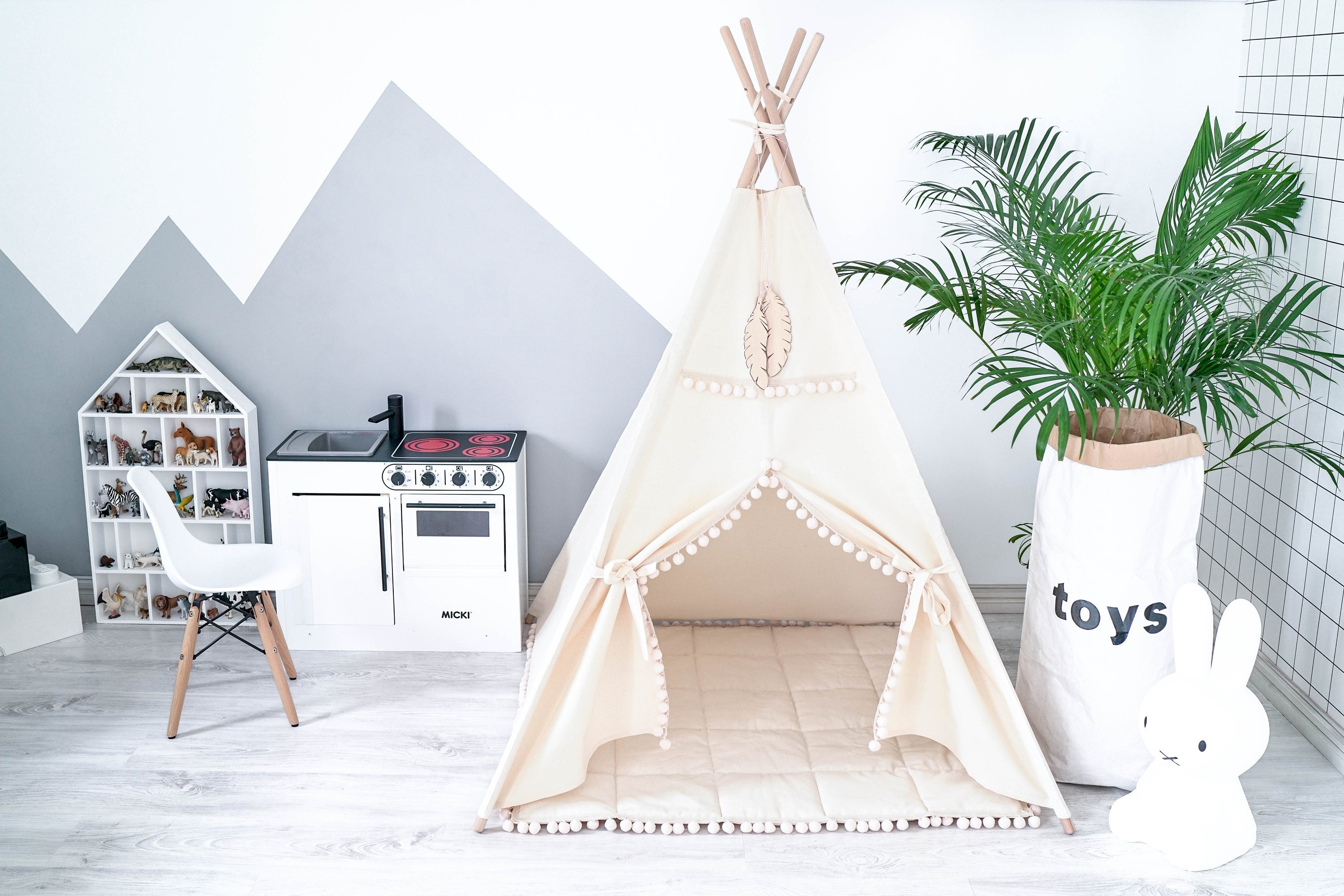 Teepee Tent for Kids Teepee Kids Teepee Teepee Tent Play | Etsy