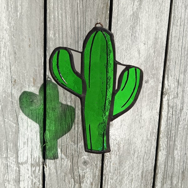Stained Glass Cactus Windows - Etsy